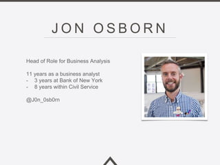 Building a BA Community of Practice within DWP | PPTX