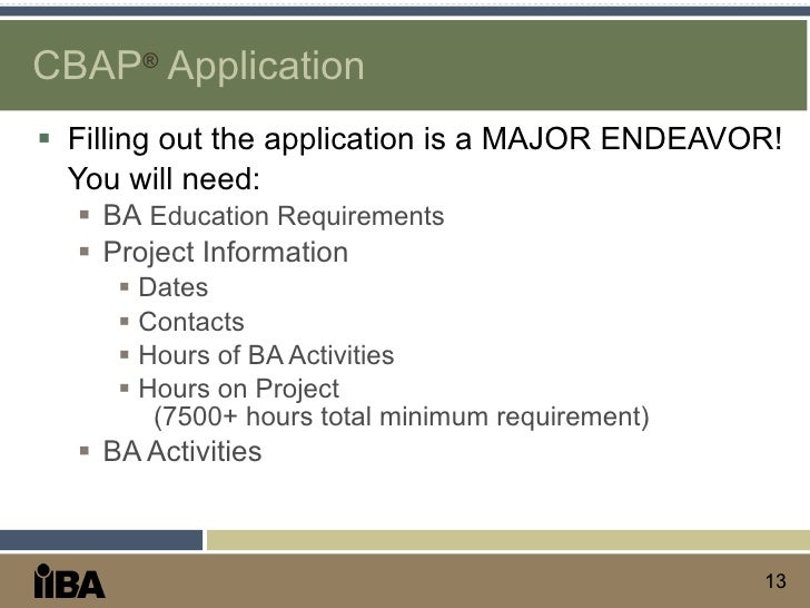 IIBA Study Group Orientation - Dec 2009