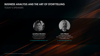 Business Analysis and the Art of Storytelling | PDF