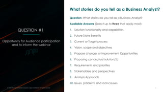 Business Analysis and the Art of Storytelling | PDF