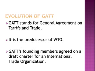 GAAT & WTO | PPT