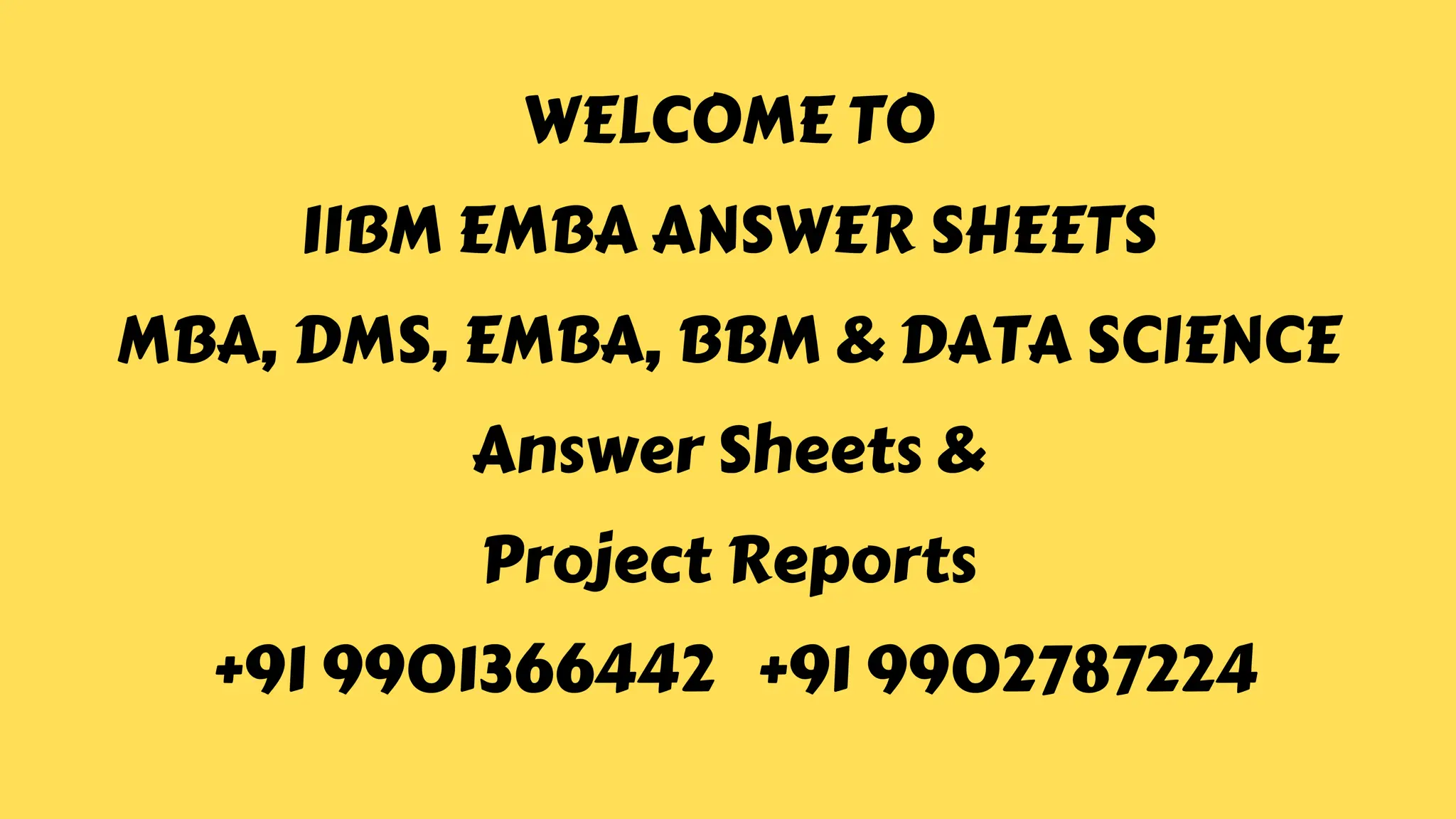 IIBM EMBA Answer sheets 1 IIBM EMBA Answer sheets 1.pdf