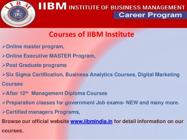 Iibm institute presentation (1)