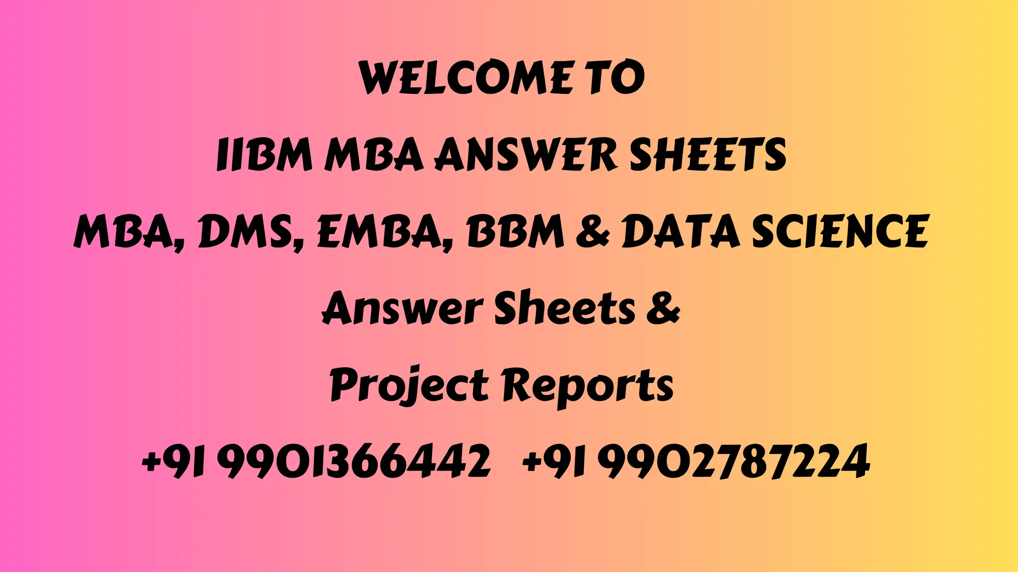IIBM MBA Answer sheets 16 IIBM MBA Answer sheets 16.pdf