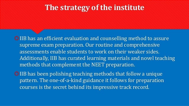 IIB’s Online Classes for NEET | PPT