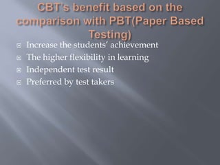 IBT and CBT | PPT