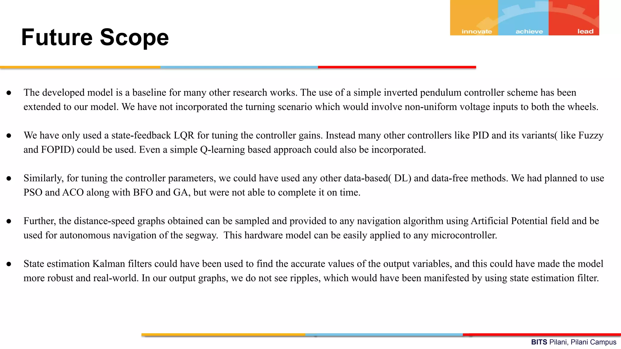 Autonomous Balancing of 2-wheeled segway robot | PDF
