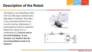 Autonomous Balancing of 2-wheeled segway robot | PDF