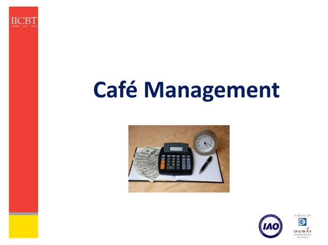 Cafe Management | PPT