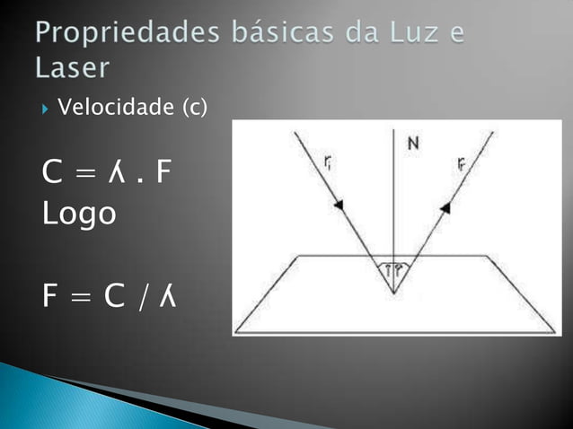 Aula de introdução ao Uso de LASER ,LUZ e elementos físicos da ABL | PPSX