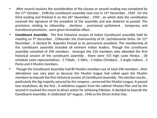 A brief note on constitutional development in india | PPT