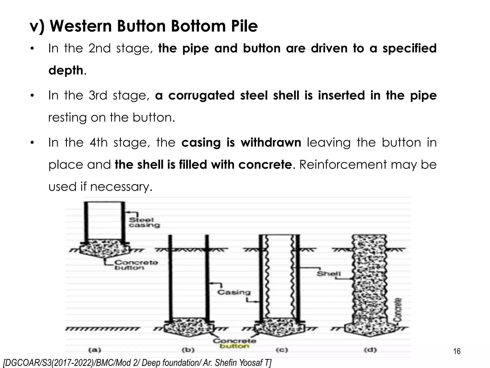 Types of Deep Foundation | PDF