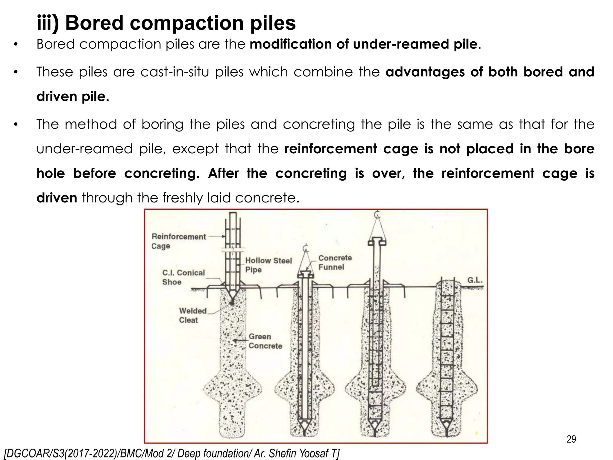 Types of Deep Foundation | PDF