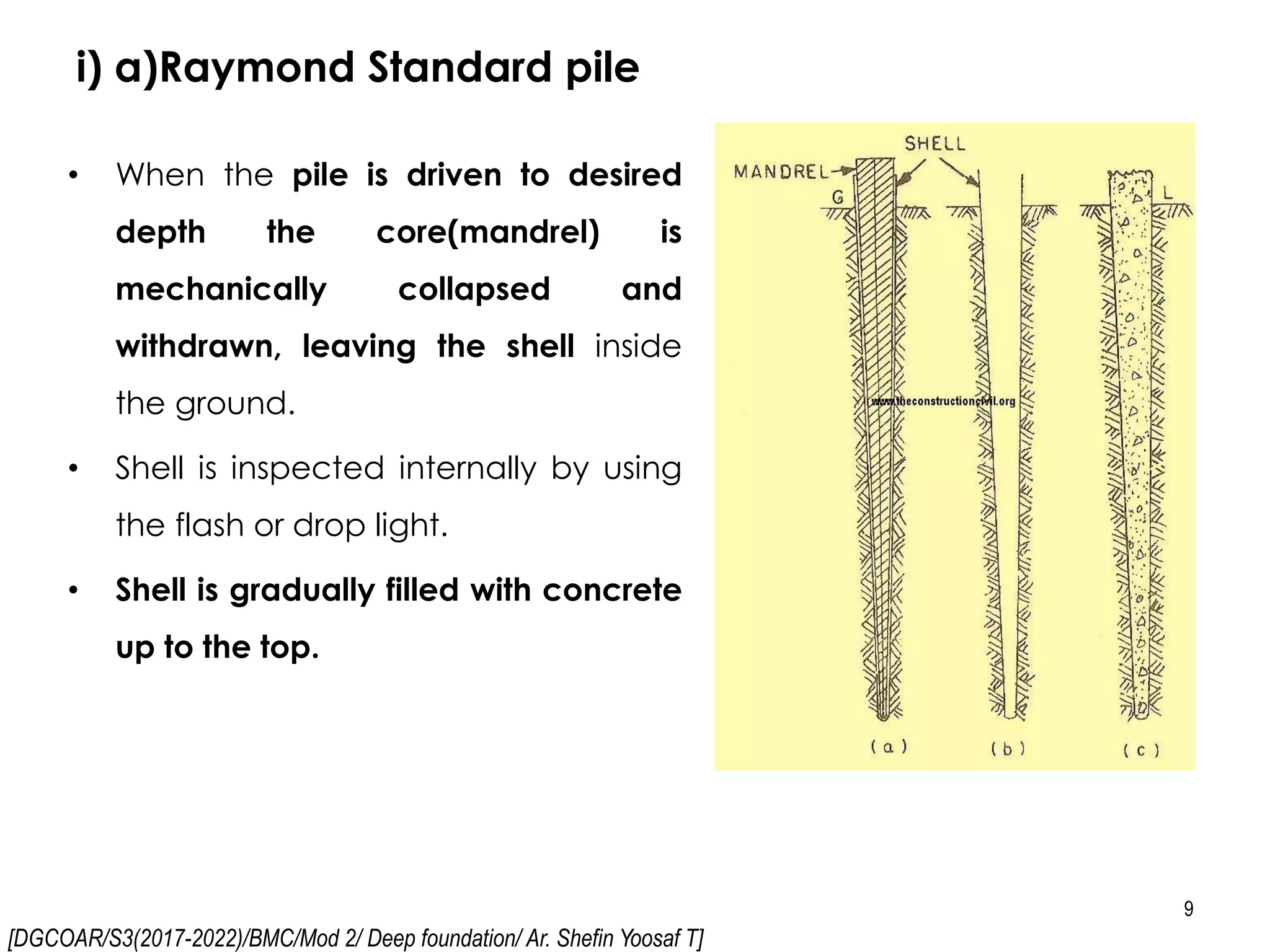 Types of Deep Foundation | PDF