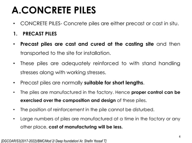 Types of Deep Foundation | PDF | Civil Engineering Industry | Industries