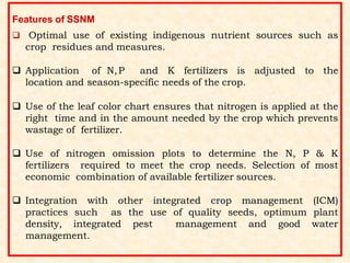 Enhancing NUE through site specific nutrient management and in ...