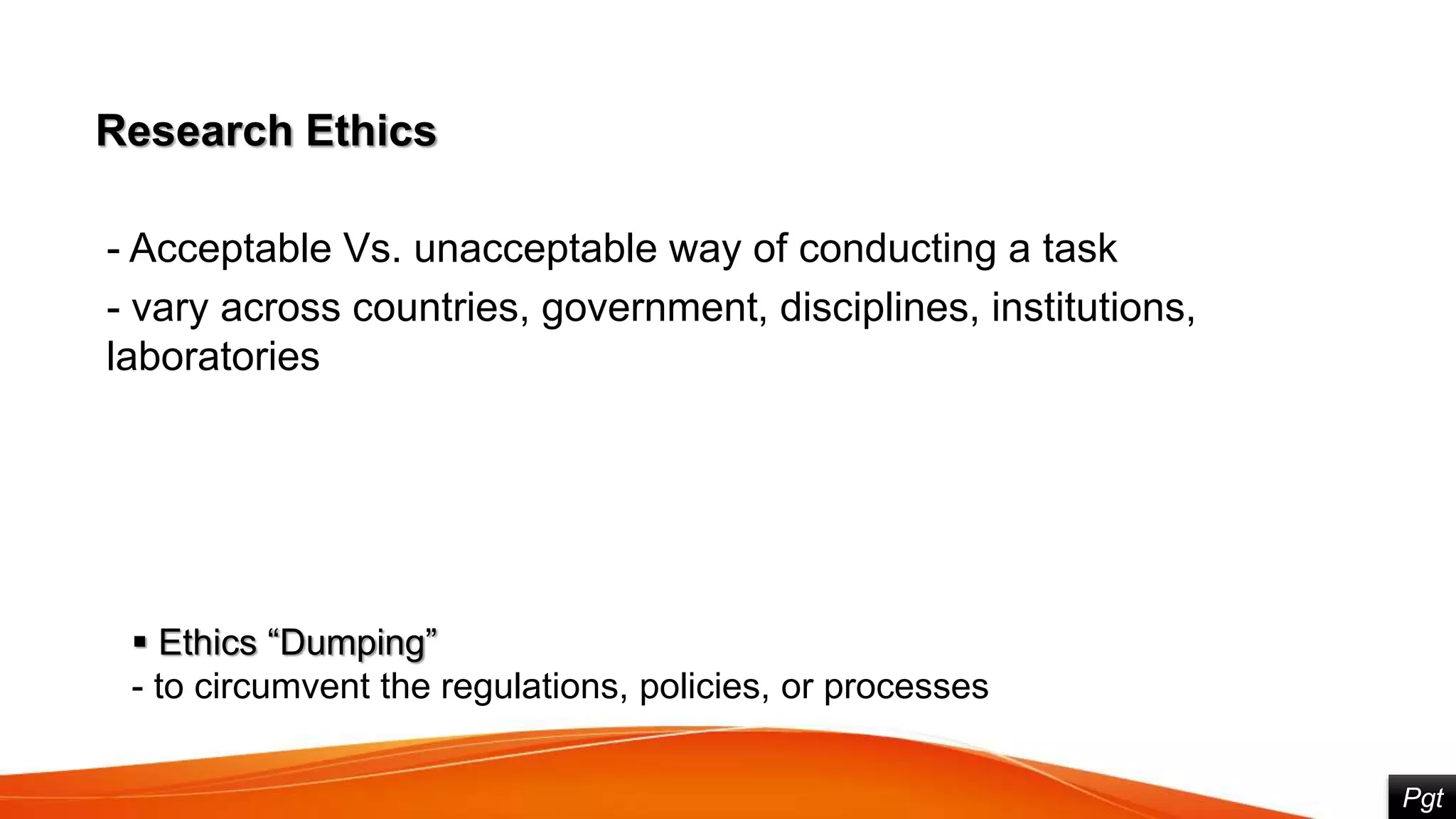 II Ethics with respect to Science & Research.ppt