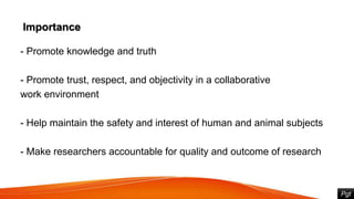 II Ethics with respect to Science & Research.ppt