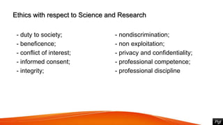 II Ethics with respect to Science & Research.ppt