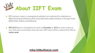 IIFT Analysis | PPT