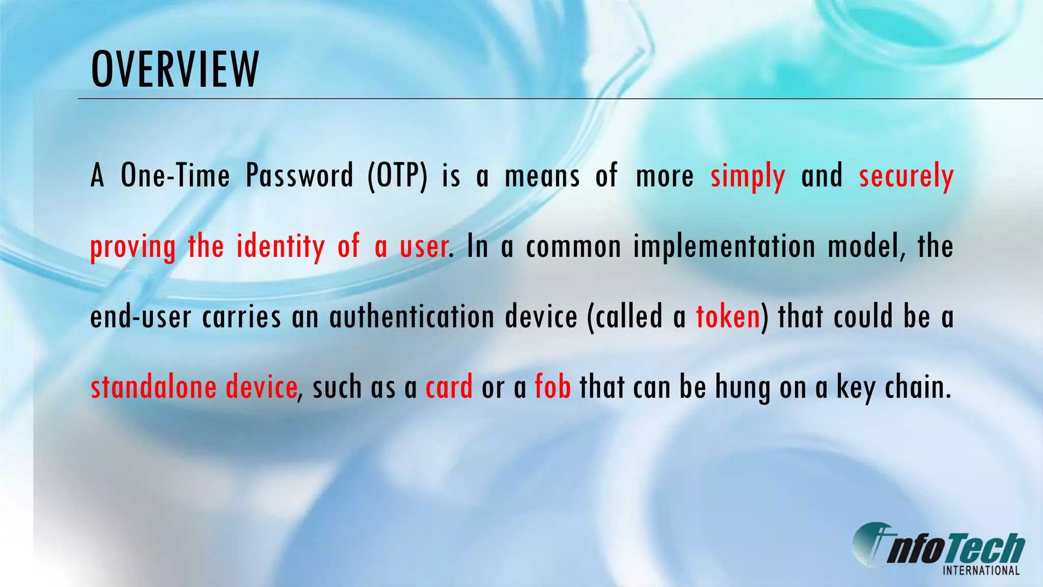 One-Time Password | PDF