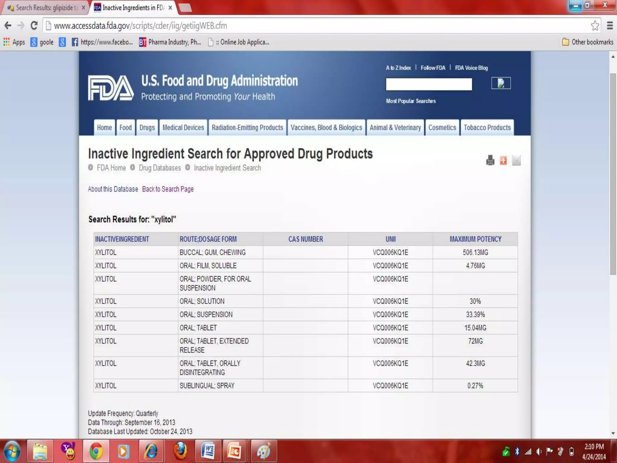 inactive ingredient guideline | PPTX