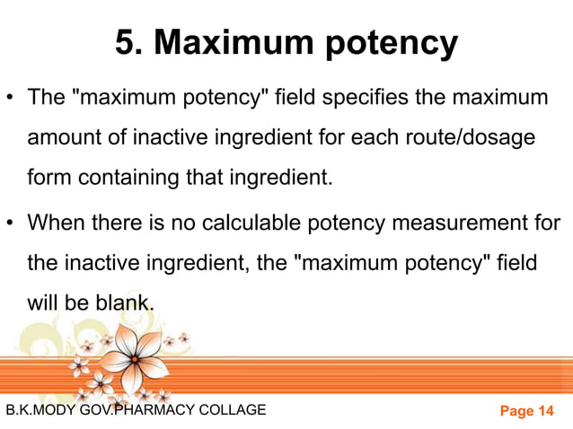 inactive ingredient guideline | PPTX | Pharmaceutical Industry | Industries