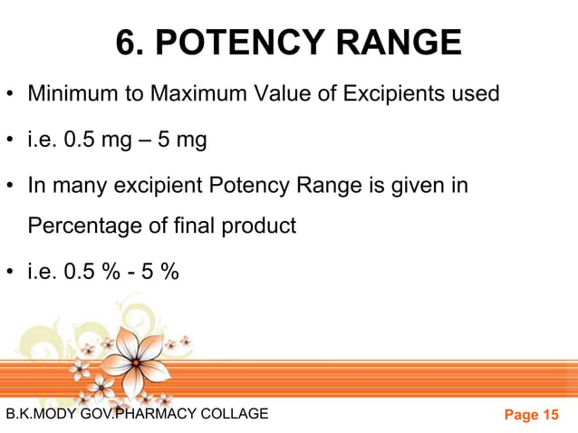 inactive ingredient guideline | PPTX | Pharmaceutical Industry | Industries