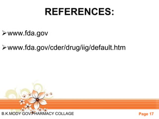 inactive ingredient guideline | PPTX