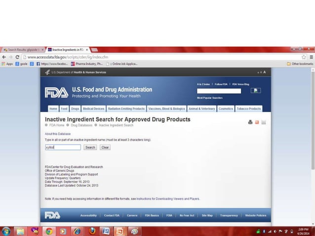 inactive ingredient guideline | PPTX | Pharmaceutical Industry | Industries