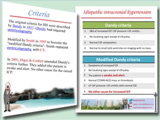 Idiopathic intracranial hypertension | PPSX | Brain and Nervous System ...