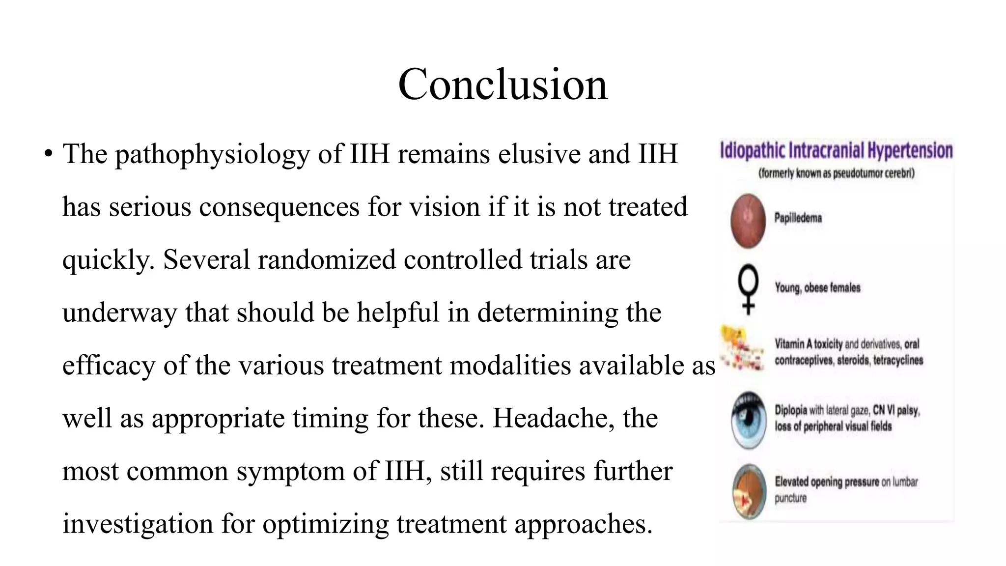 Idiopathic intracranial hypertension | PPTX