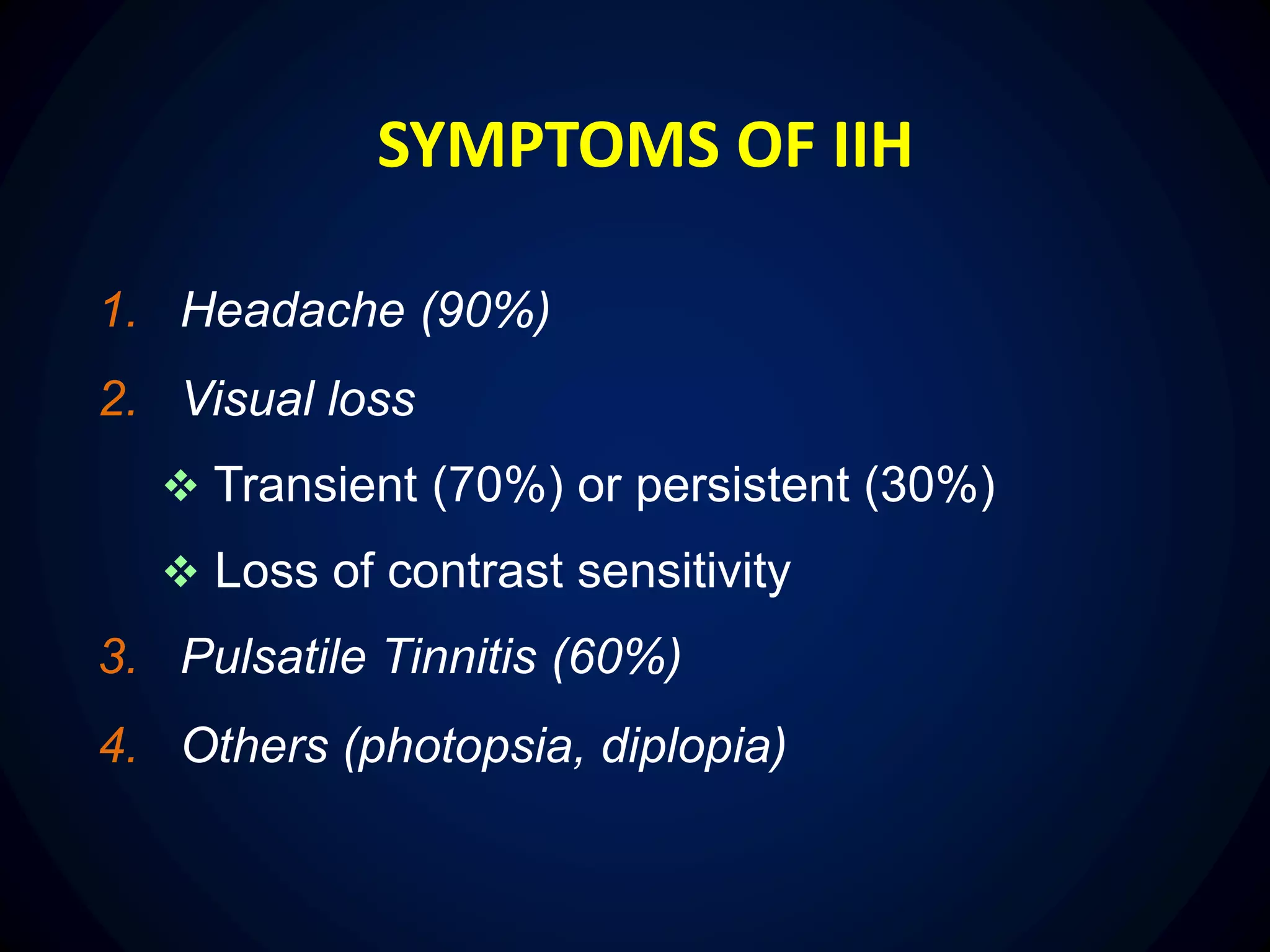 Idiopathic intracranial hypertension | PPTX