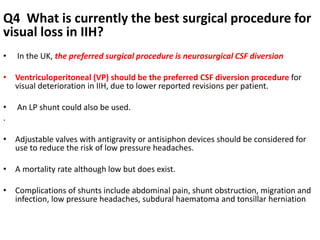 IDIOPATHIC INTRACRANIAL HYPERTENSION | PPTX | Brain and Nervous System ...