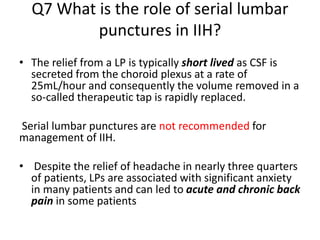 IDIOPATHIC INTRACRANIAL HYPERTENSION | PPTX