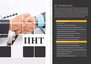 IIHT company profile brochure | PDF
