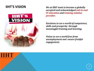 IIHT Presentation | PPT