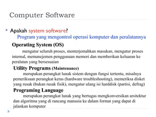 Computer Software | PPT