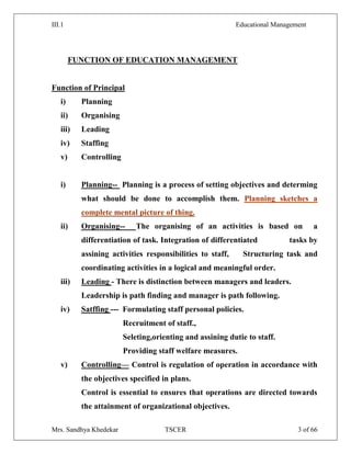 Iii.1 educational management | PDF