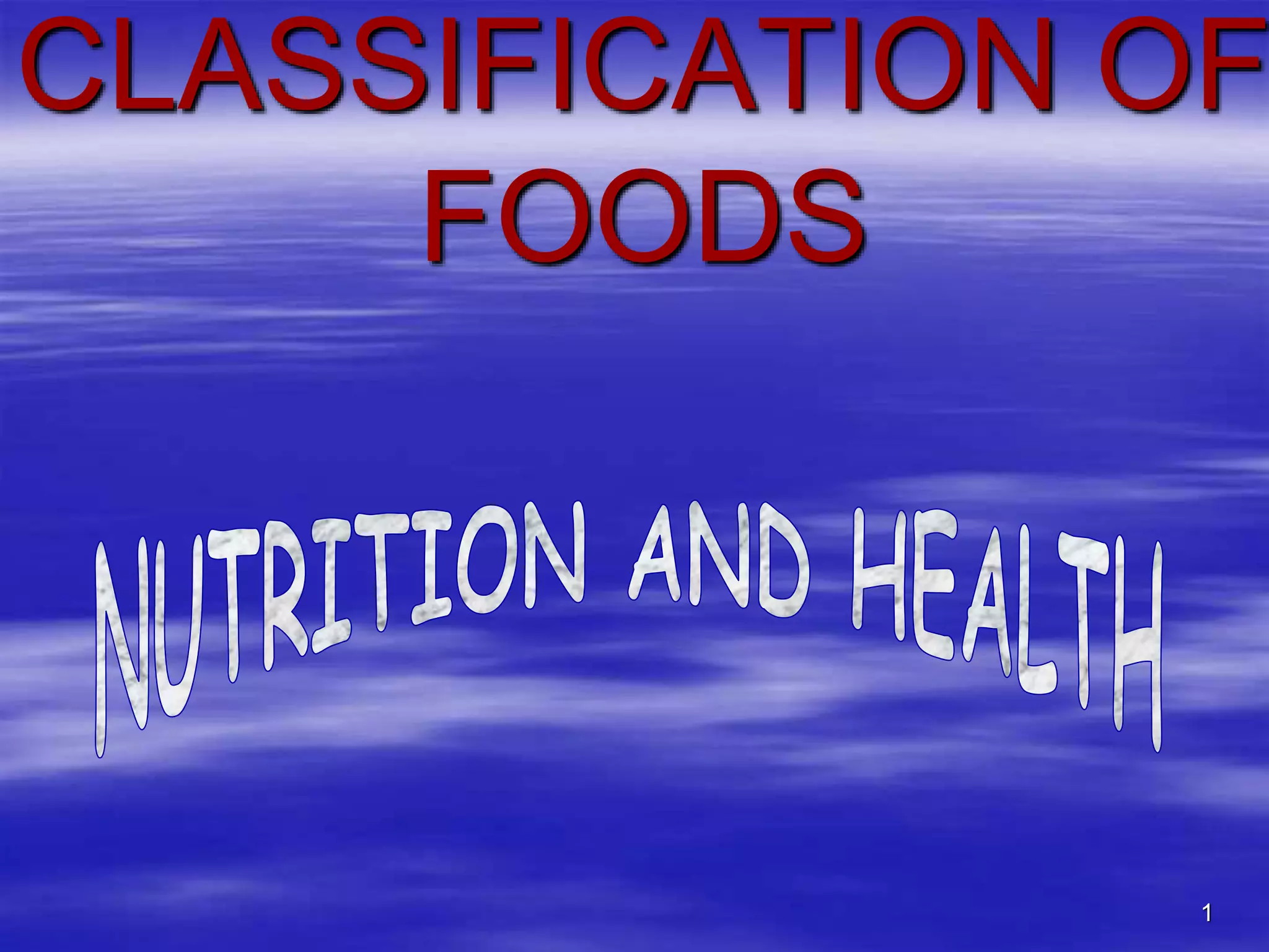 III-1 classification of food 2021-22.ppt