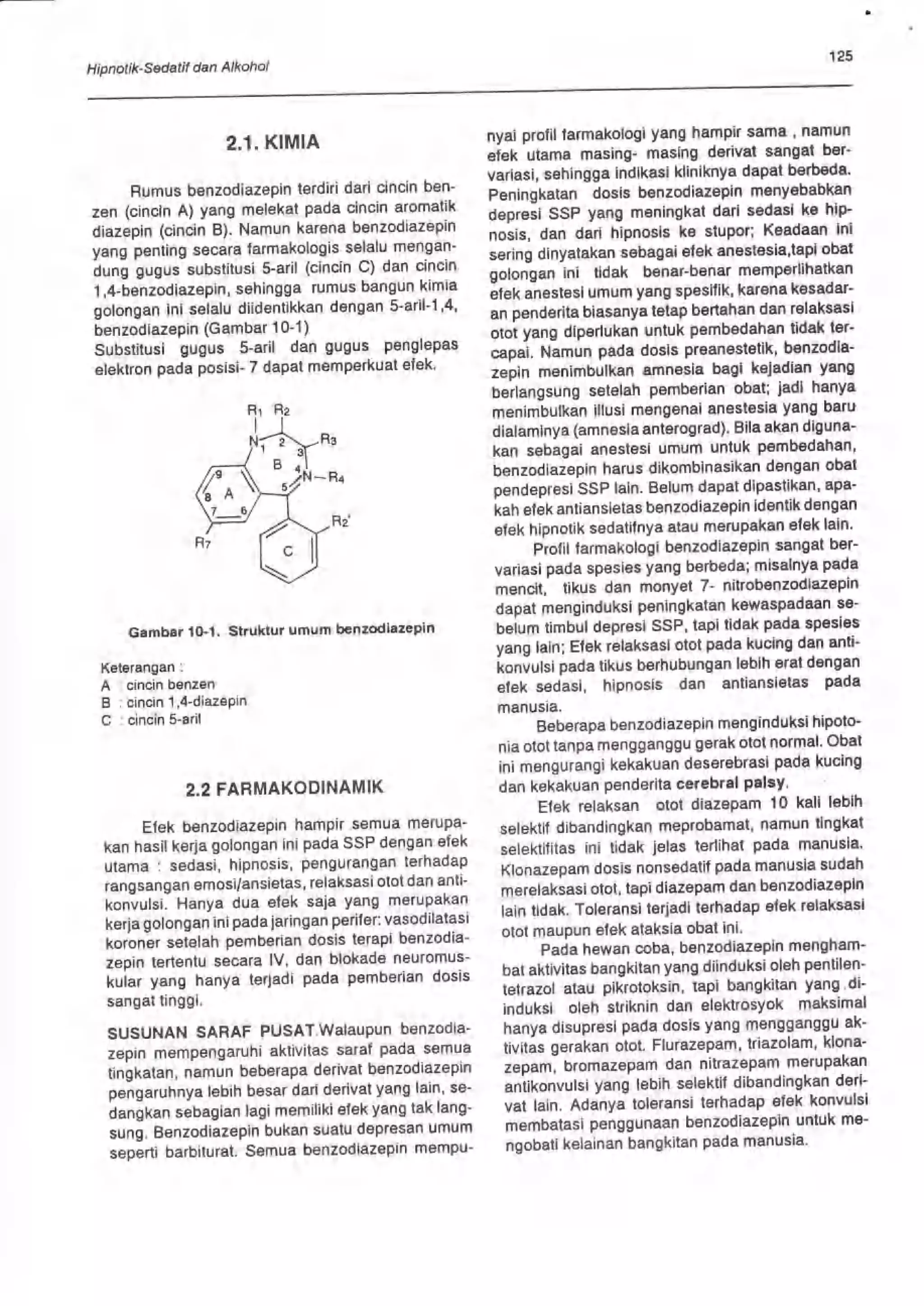 Iii. obat susunan saraf pusat | PDF