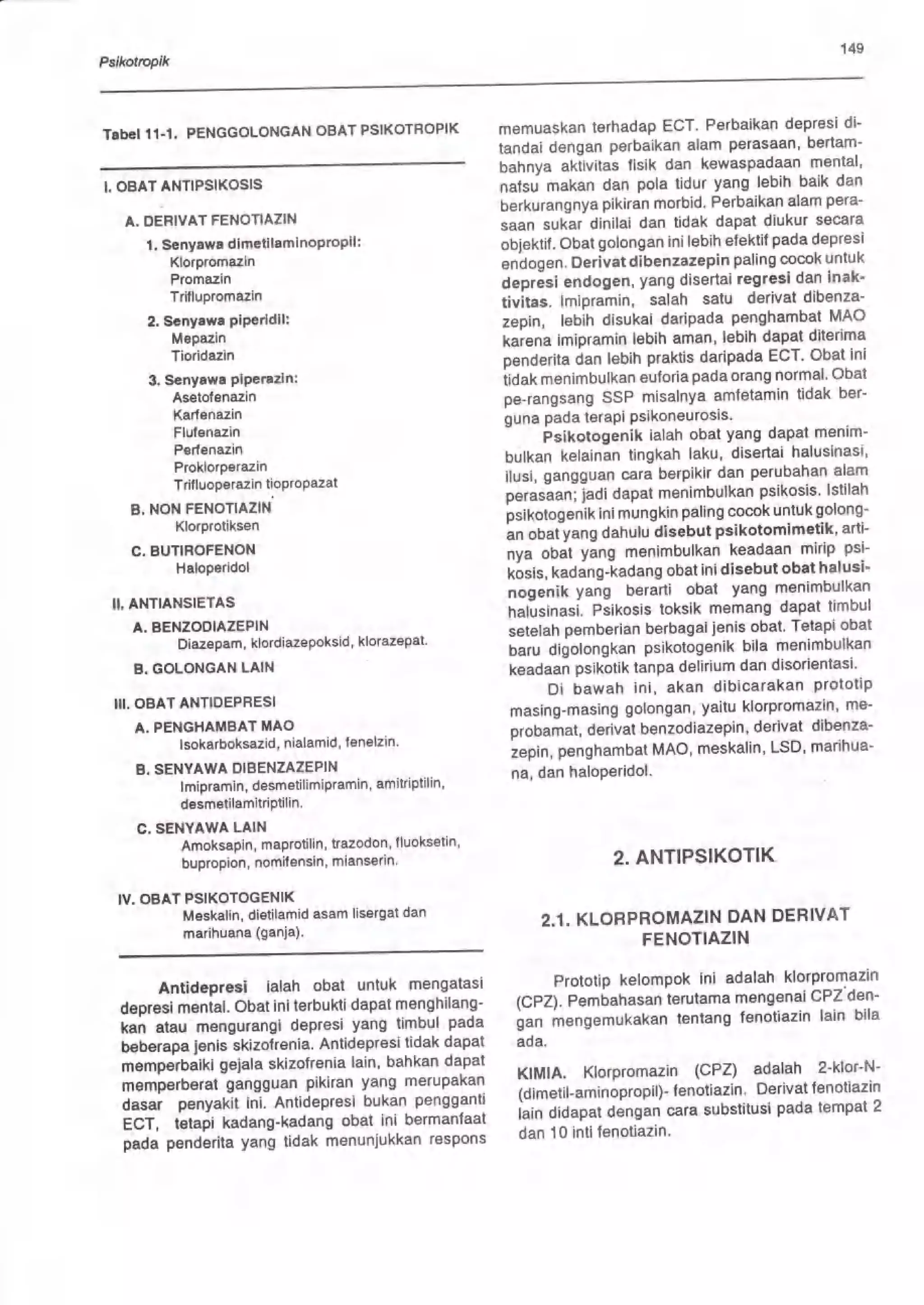 Iii. obat susunan saraf pusat | PDF