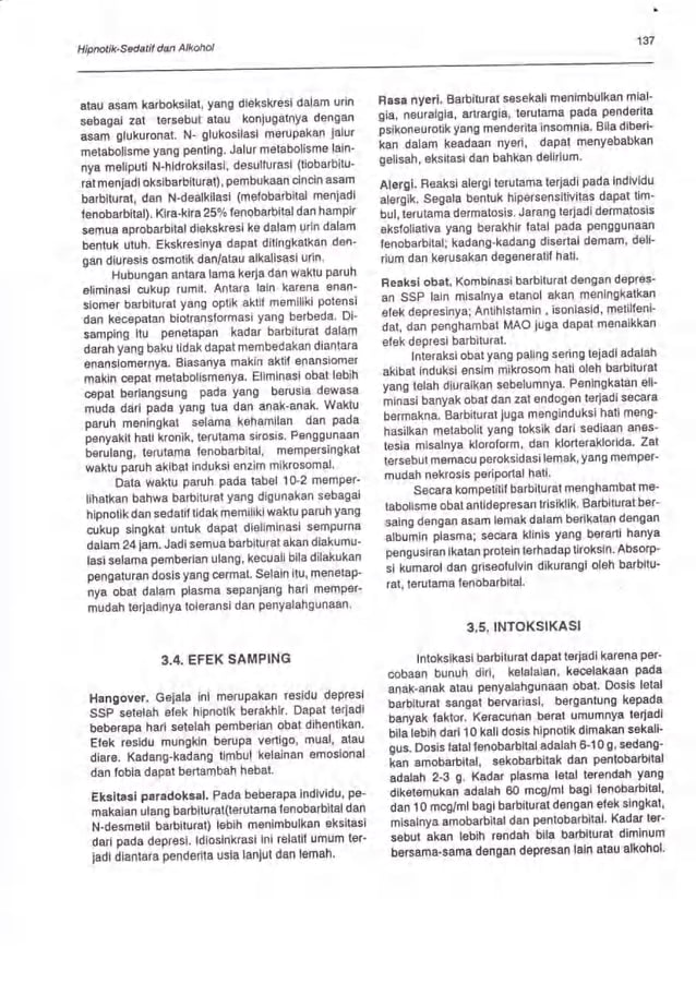 Iii. obat susunan saraf pusat | PDF