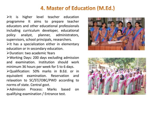 Introduction to Teacher Education/ Structure & Curriculum of Teacher Education | PPTX ...