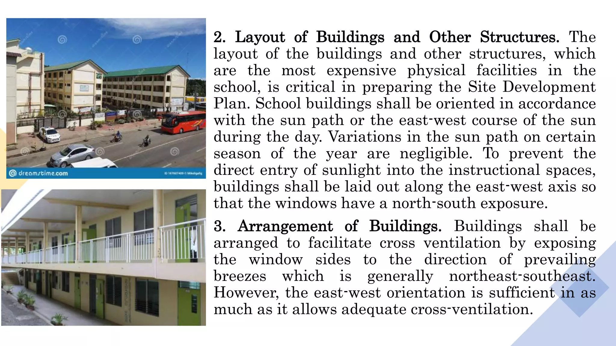 Iii. the school site | PPTX