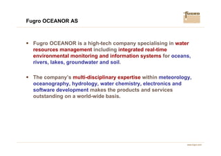 3 water resource management a berg fugro | PDF | Chemistry | Science