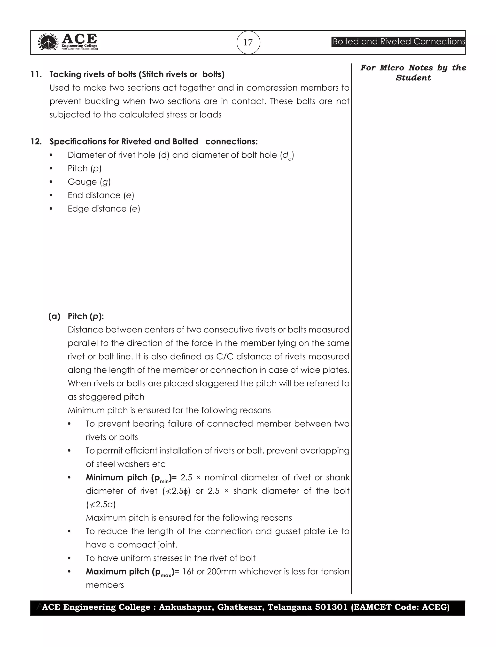 Iii design-of-steel-structures-unit-1 | PDF