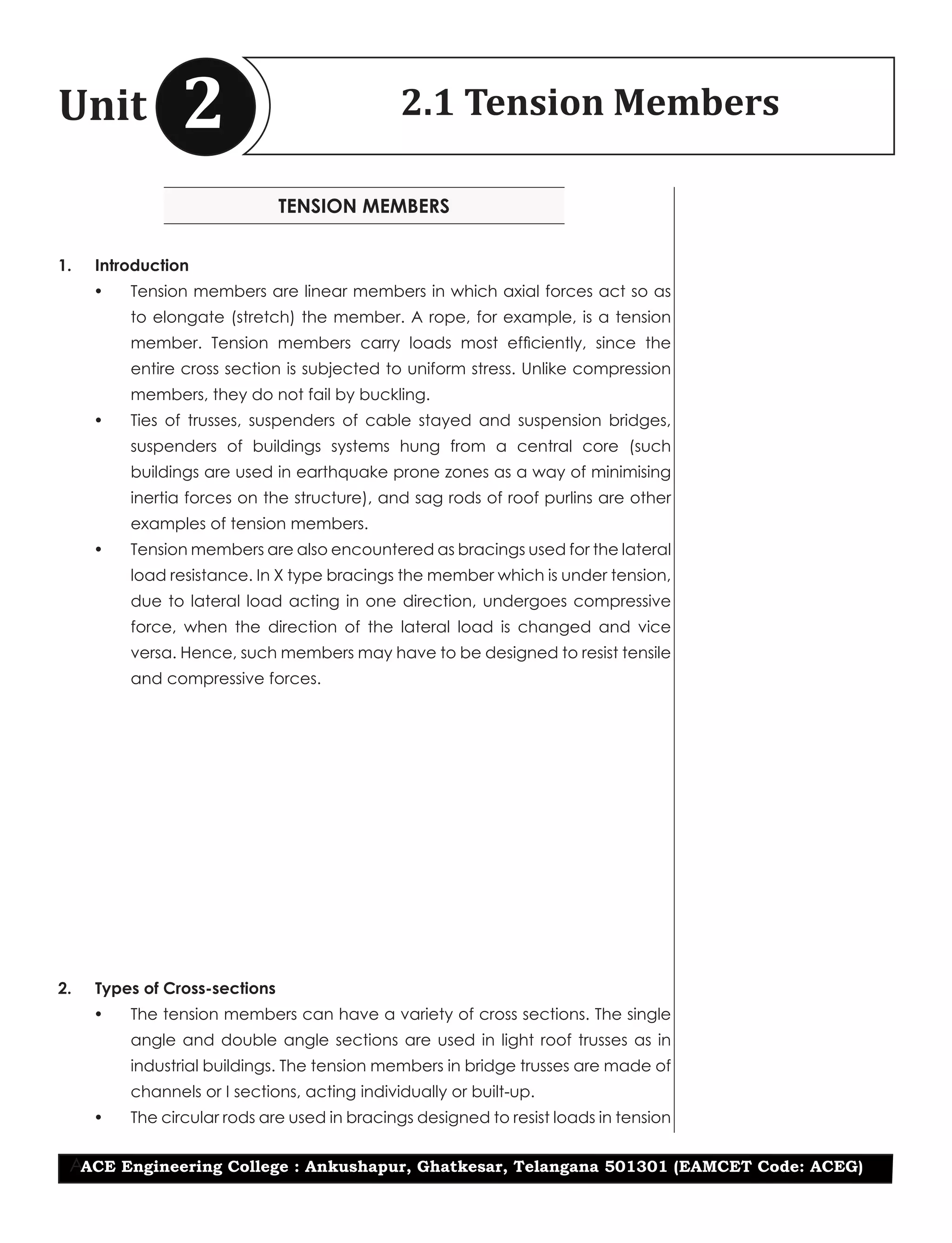 Iii design-of-steel-structures-unit-2 | PDF