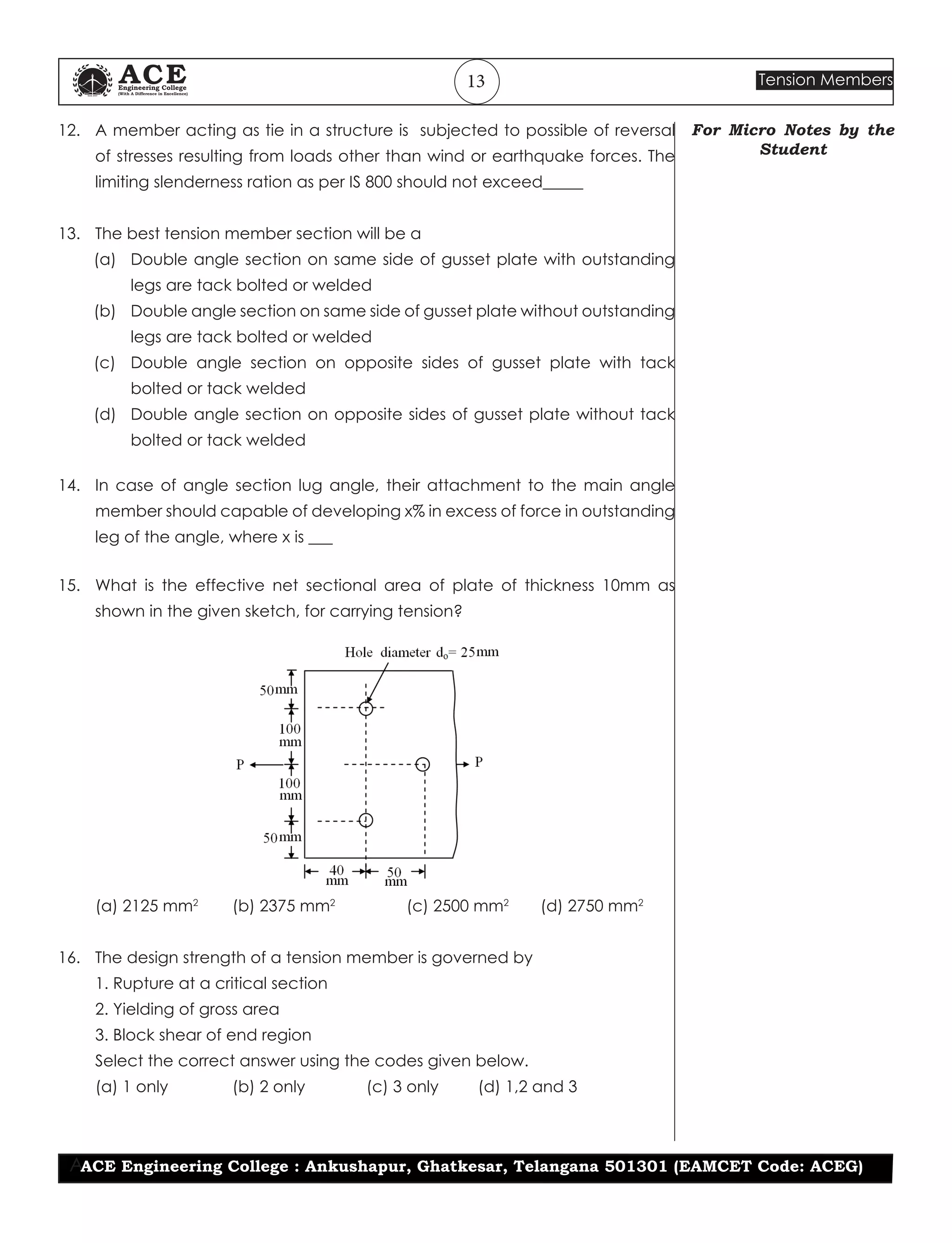 Iii design-of-steel-structures-unit-2 | PDF