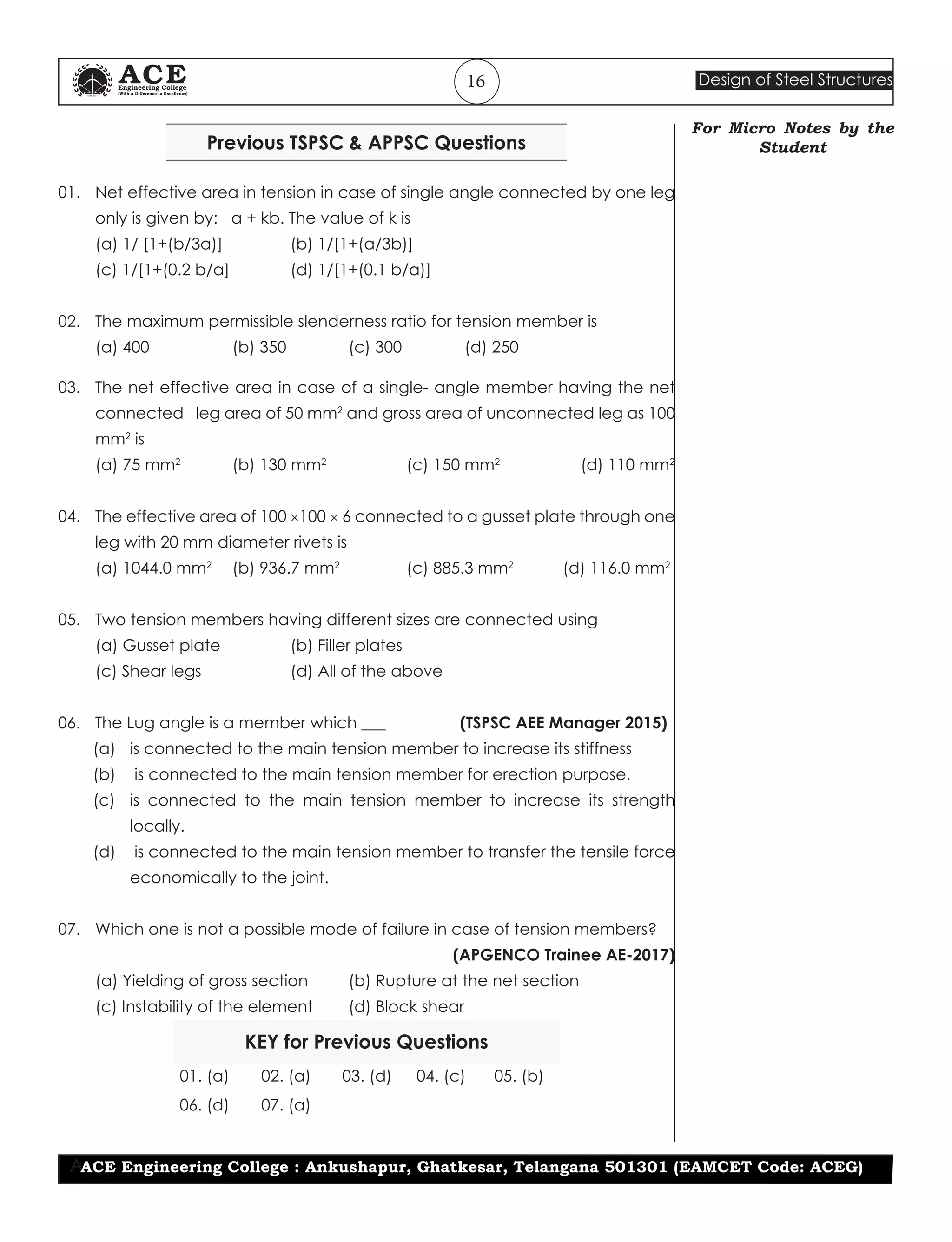 Iii design-of-steel-structures-unit-2 | PDF